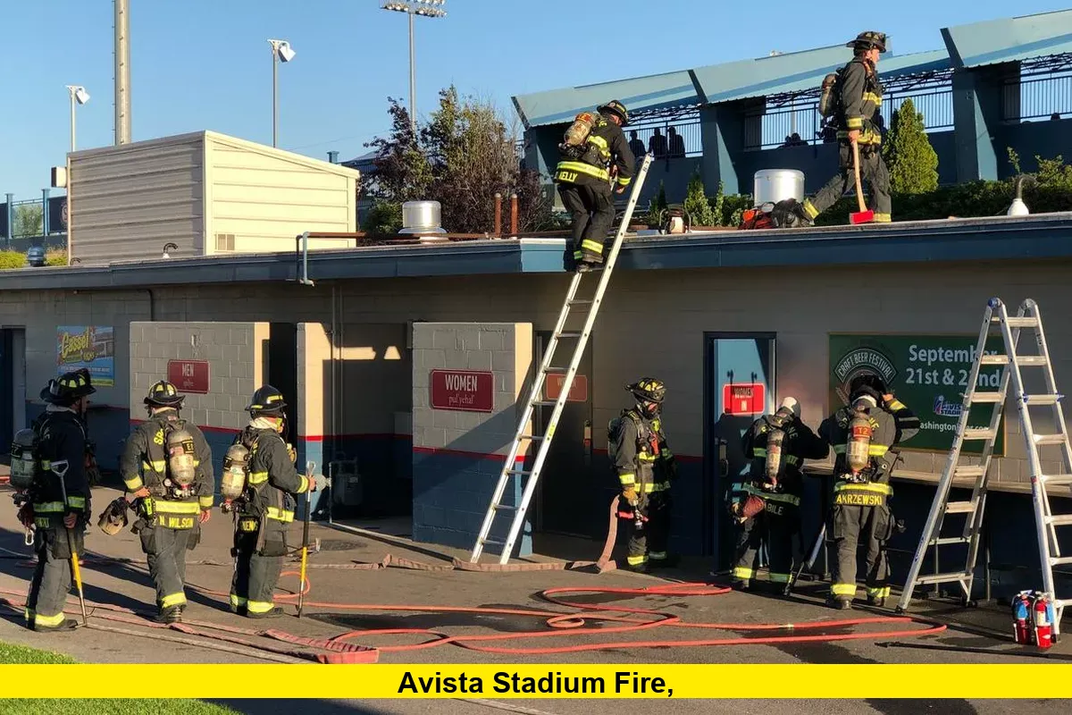Avista Stadium Fire Damages Concession Building in Spokane Valley
