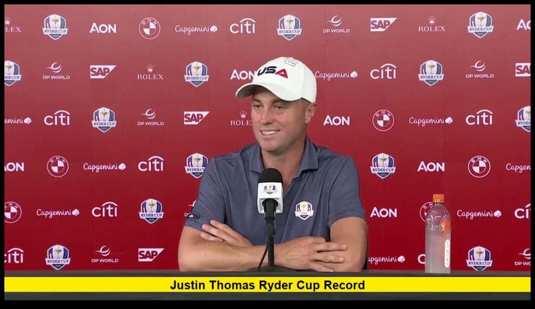 Justin Thomas Ryder Cup Record — A Complete Look at His Journey and ...