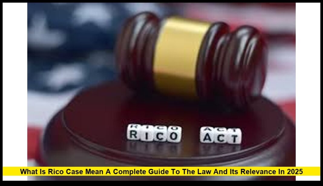 What Is RICO Case Mean? A Complete Guide to the Law and Its Relevance ...