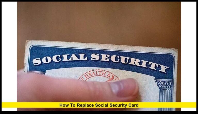 How to Replace Social Security Card