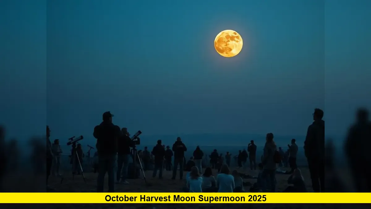 October Harvest Moon Supermoon 2025: Date, Viewing Tips, Rare Details ...