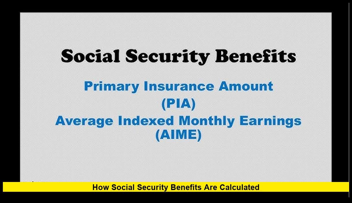 How Are Social Security Benefits Calculated