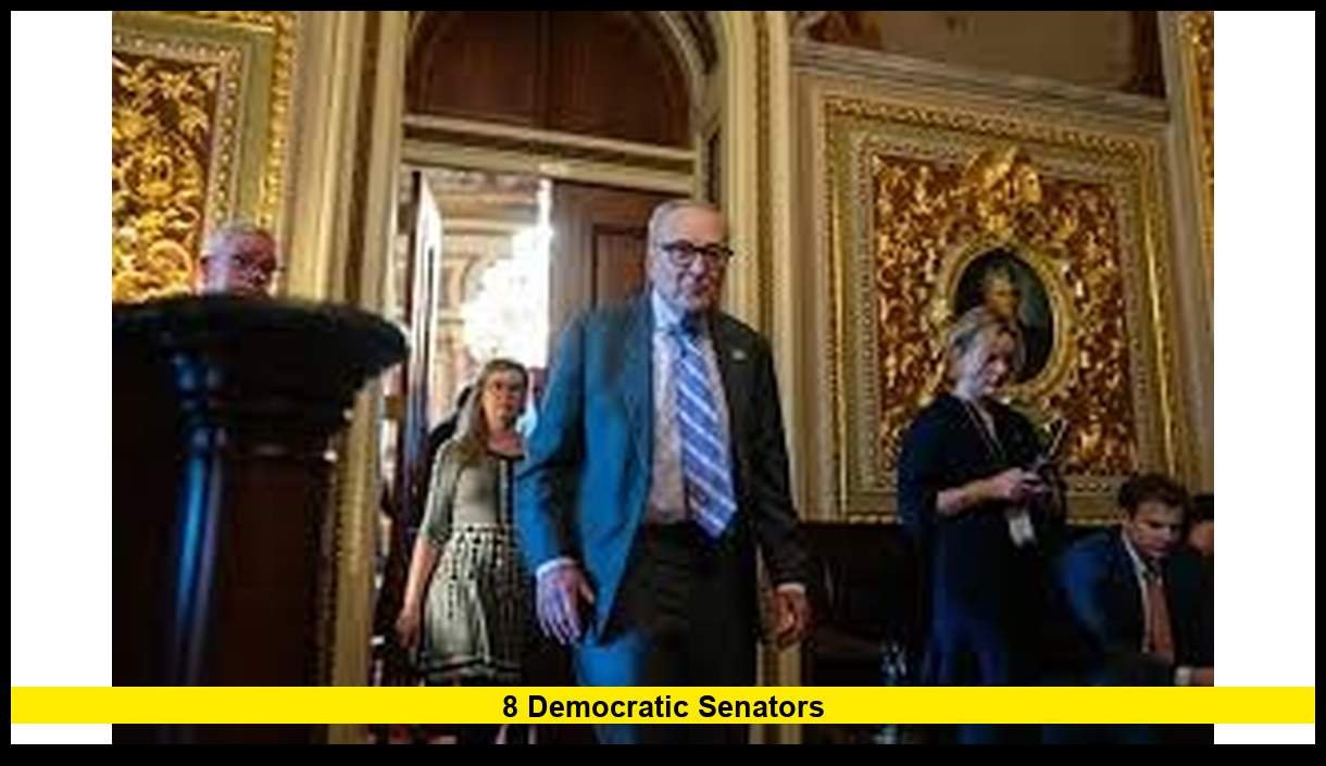 8 Democratic Senators Break Ranks to Advance Government-Funding Bill
