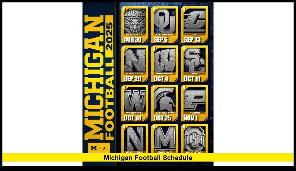 MICHIGAN FOOTBALL SCHEDULE 2025: FULL SEASON OVERVIEW AND CRUCIAL MATCHUPS