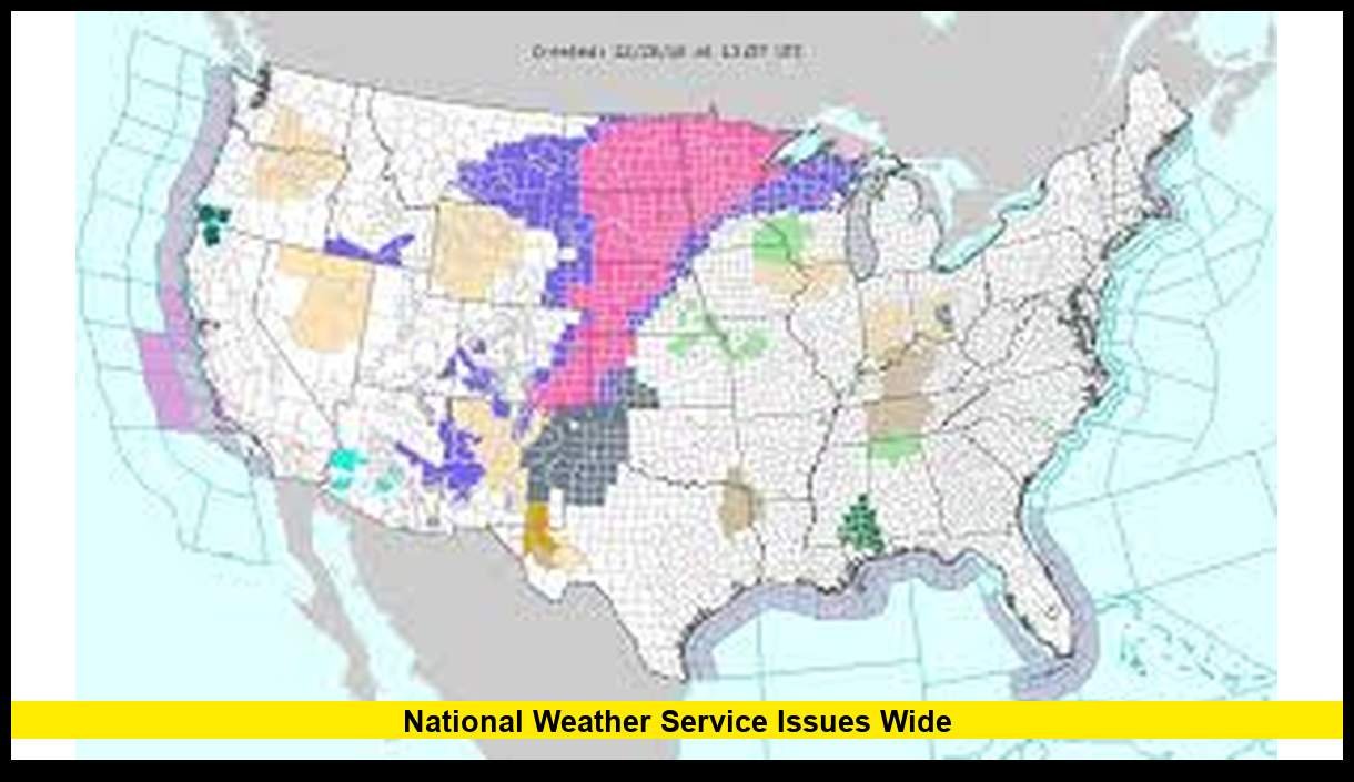 National Weather Service Issues Major Nationwide Alerts Amid Widespread ...