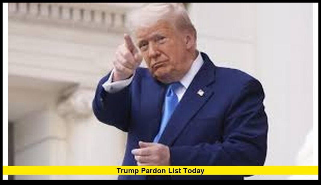Trump Pardon List Today: Dozens of High-Profile Figures Receive ...