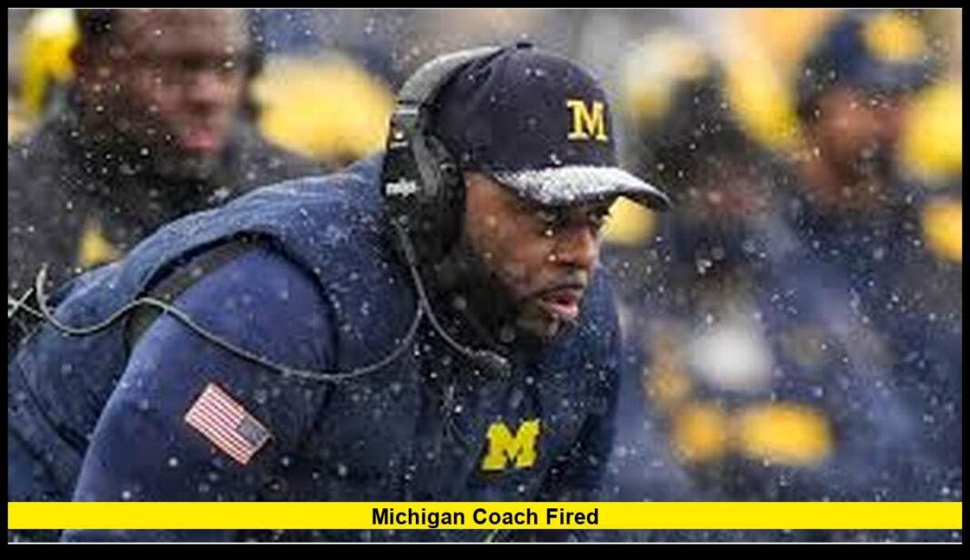 Michigan coach fired: University of Michigan ends Sherrone Moore’s ...