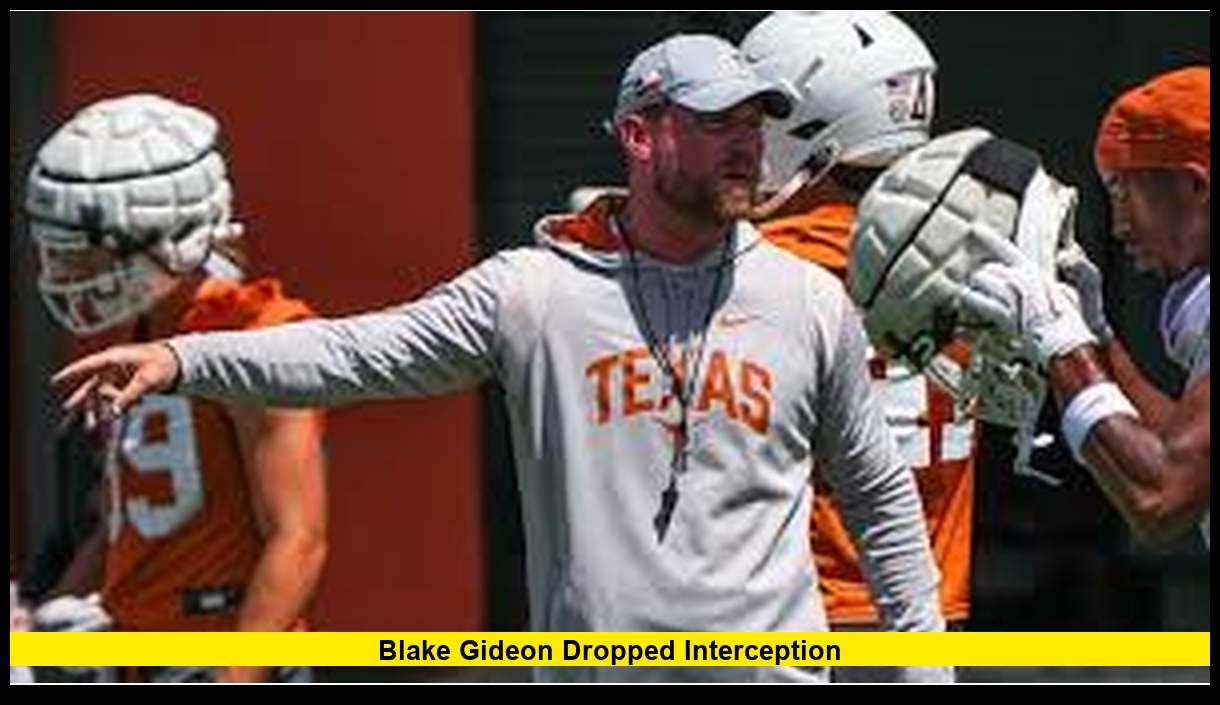 Blake Gideon Dropped Interception