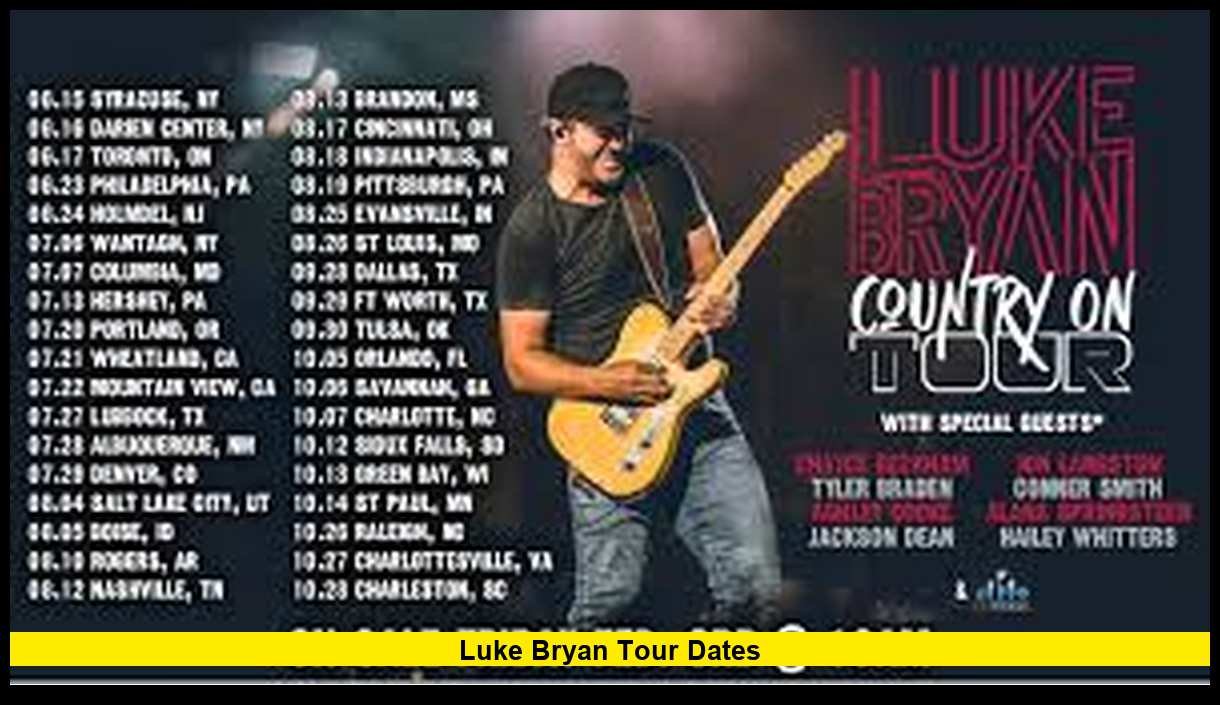 Luke Bryan Tour Dates 2026: Complete U.S. Concert Schedule, Cities ...