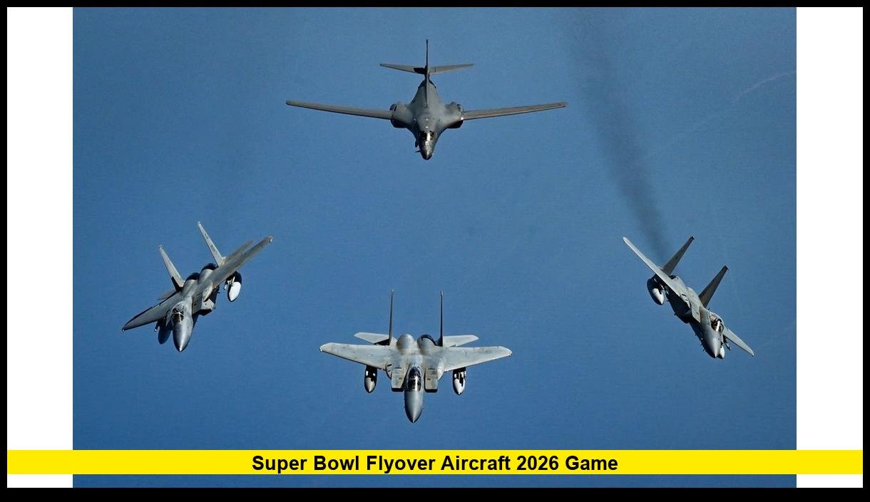 super bowl flyover aircraft: Confirmed Details for Super Bowl LX