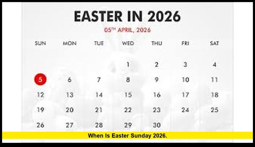 When Is Easter Sunday 2026? Official Date, Calendar Breakdown, and What ...