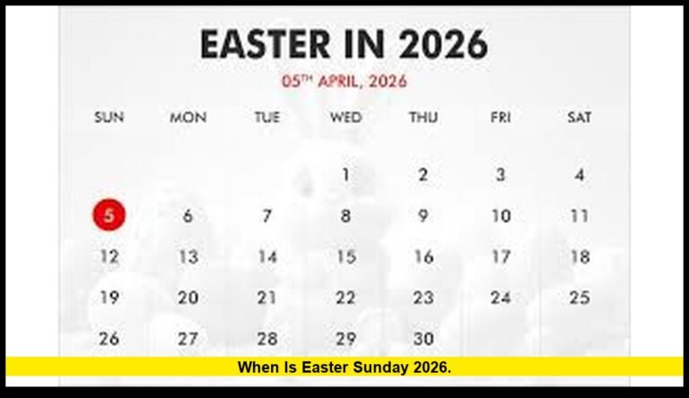 When Is Easter Sunday 2026? Official Date, Calendar Breakdown, and What ...