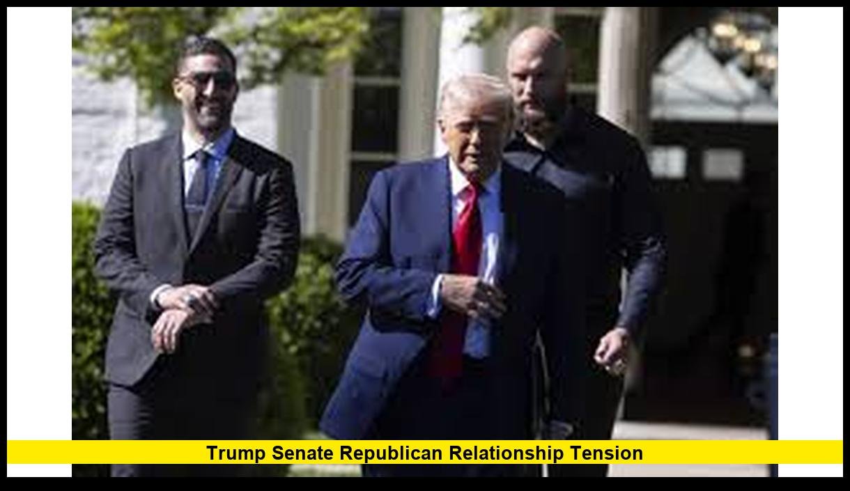 Trump Senate Republican Relationship Tension Grows as GOP Senators Push ...