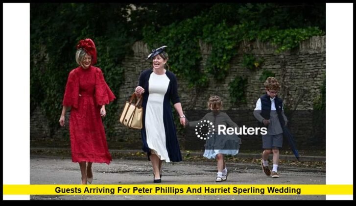 Guests Arriving for Peter Phillips and Harriet Sperling Wedding: Royal ...